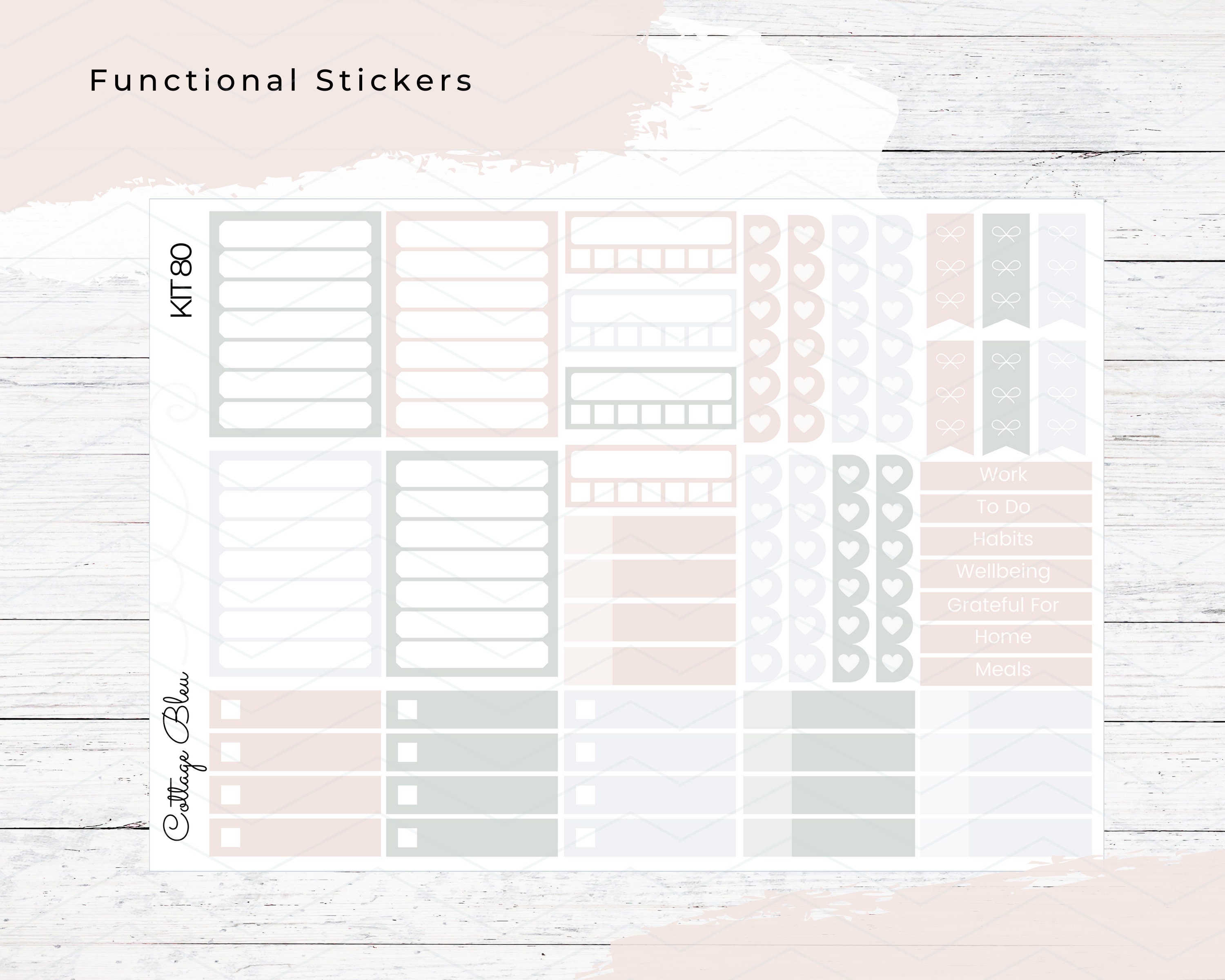 Essential Printable Stickers for Decorative and Functional Planning ...