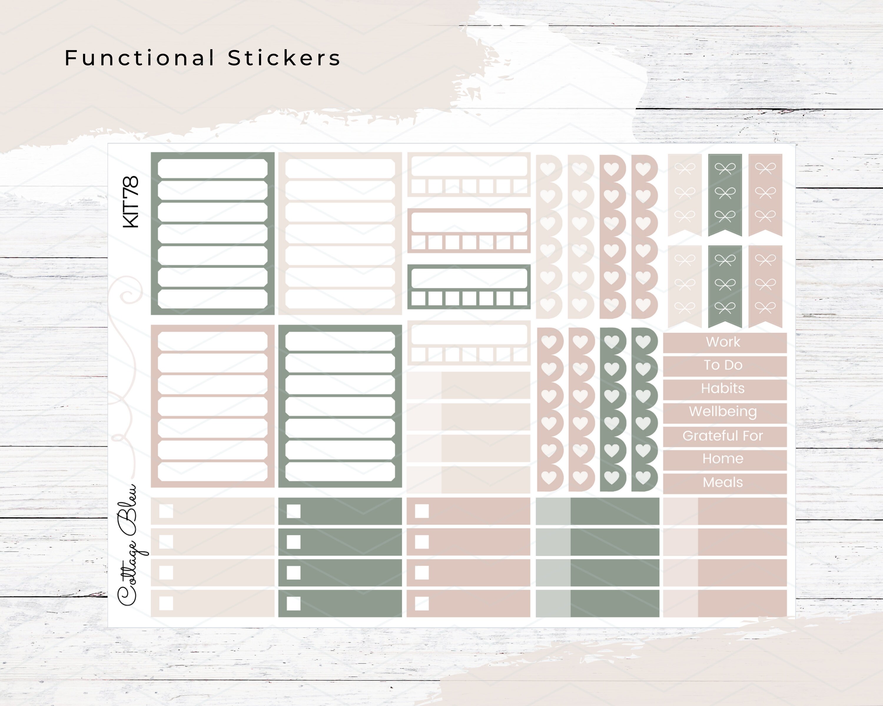 Essential Printable Stickers for Decorative and Functional Planning ...