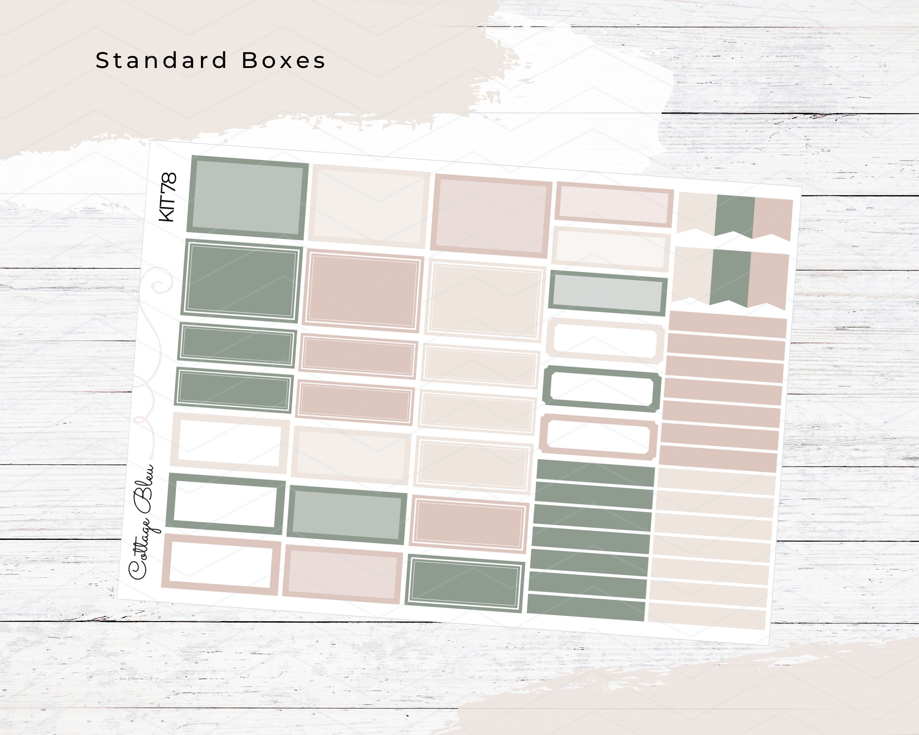 Essential Printable Stickers for Decorative and Functional Planning ...