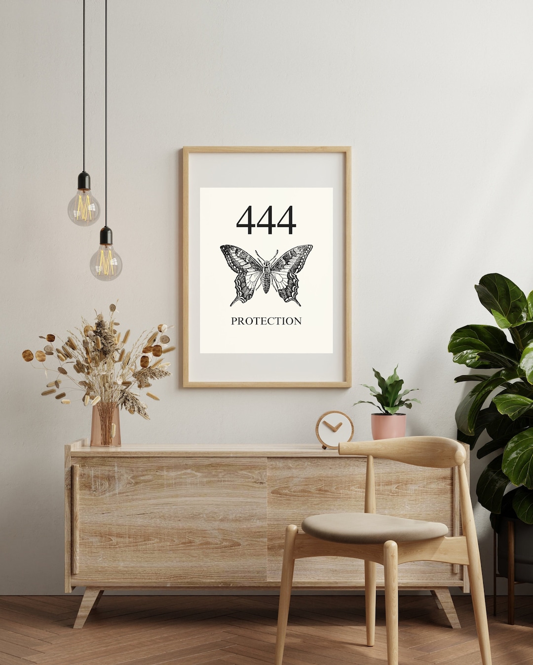 444 Angel Number Poster 444 Wall Print Angel Number 444 Poster ...