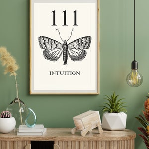 111 Angel Number Poster 111 Wall Print Angel Numbers Posters - Etsy