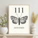 111 Angel Number Poster 111 Wall Print Angel Numbers Posters - Etsy