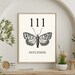 111 Angel Number Poster 111 Wall Print Angel Numbers Posters - Etsy