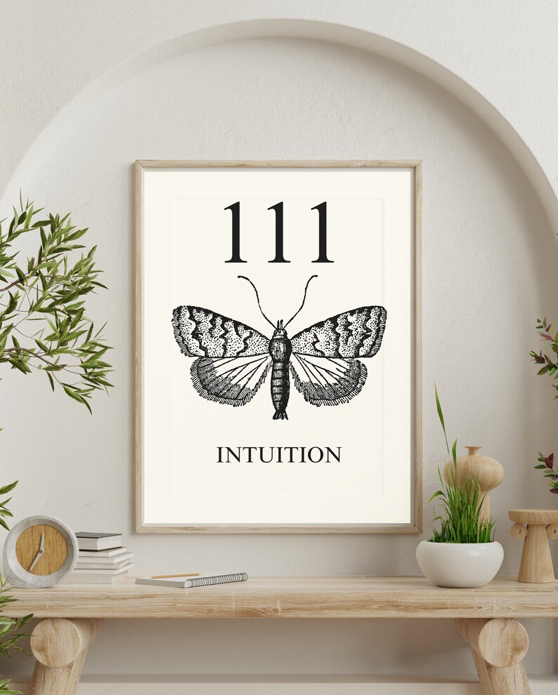 111 Angel Number Poster 111 Wall Print Angel Numbers Posters - Etsy