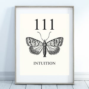 111 Angel Number Poster 111 Wall Print Angel Numbers Posters - Etsy