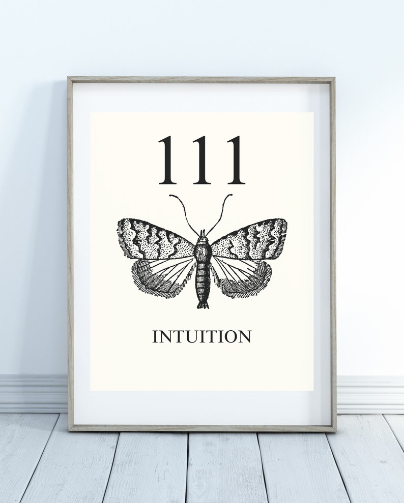 111 Angel Number Poster 111 Wall Print Angel Numbers Posters - Etsy