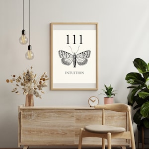111 Angel Number Poster 111 Wall Print Angel Numbers Posters - Etsy