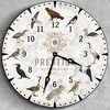 Birds Wall Clock, Bird Flying Clock, Modern Wall Clock Unique ...