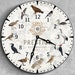 Birds Wall Clock, Bird Flying Clock, Modern Wall Clock Unique ...
