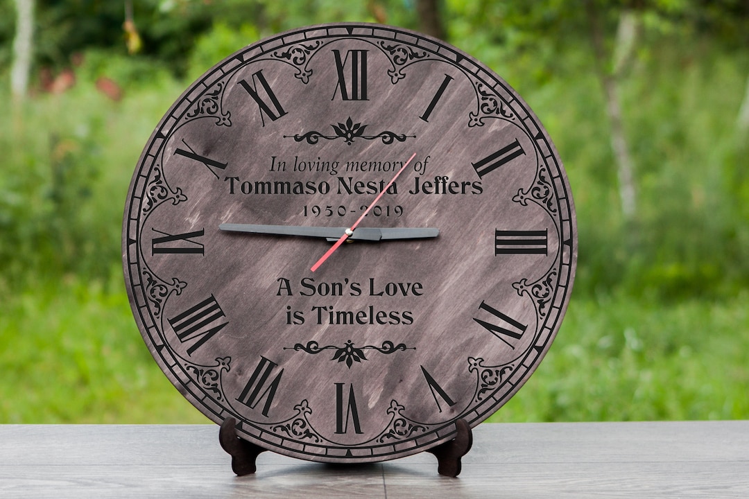 Memorial Gift for Loss of Son,memorial Clock,memorial Gift Son,memorial ...