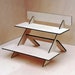 Figure Display Shelf, Display Shelf Stand,2-tier Display Stand, Wood ...