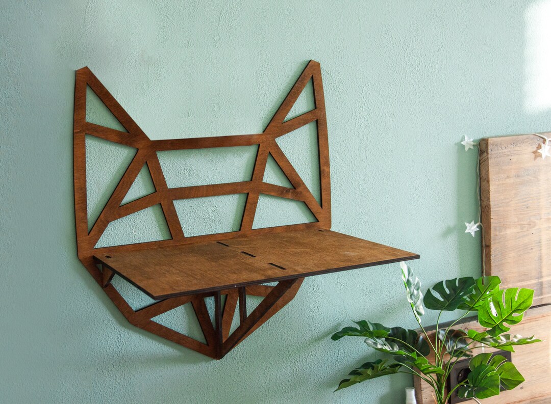 Floating Cat Bed, Cat Shelves, Wood Cat Shelf, Cat Perch Wall, Cat ...