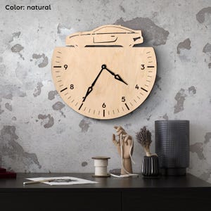 Car Clock, Car Silhouette Clock, Automobile Clock, Garage Wall Clock ...