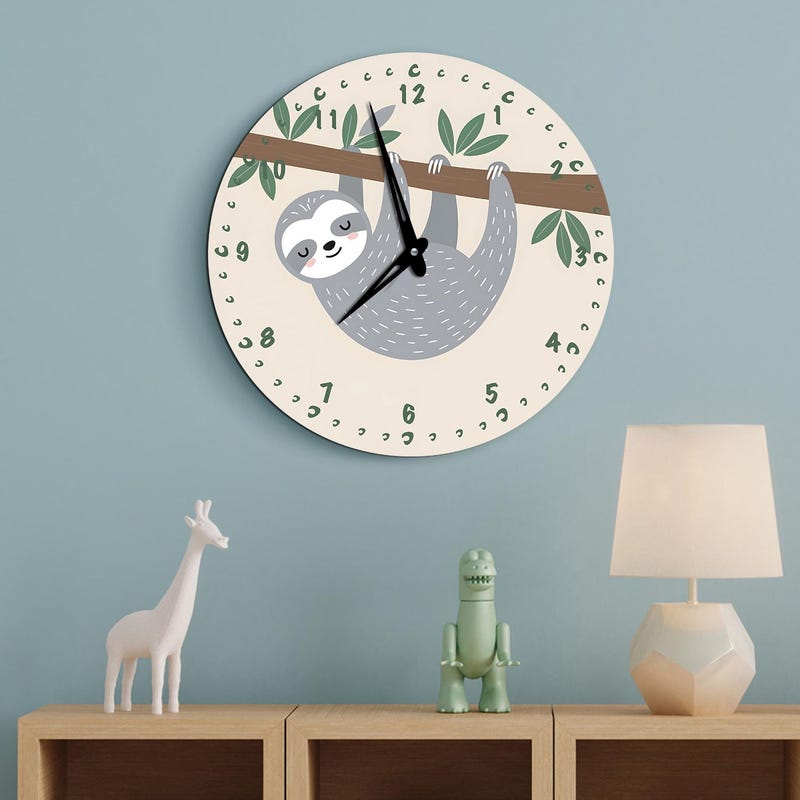 Children Wall Clock - Etsy