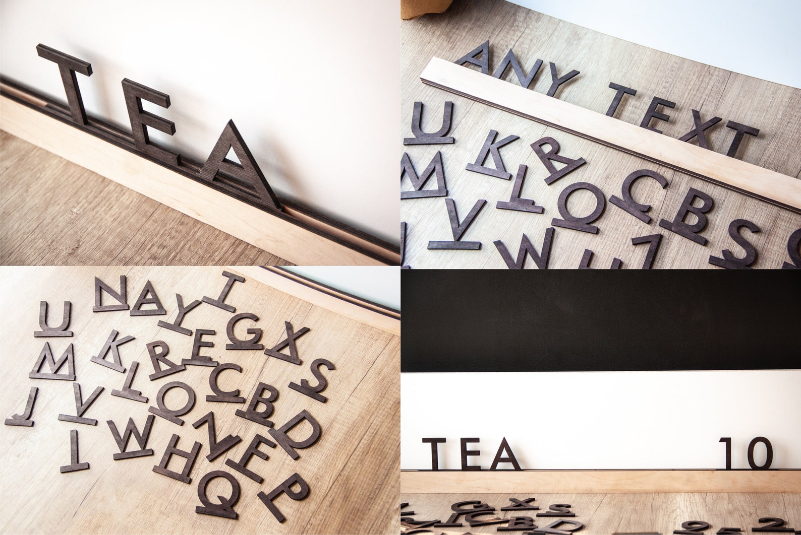 Wooden Menu Board Oak Menu Board Wall Letters Menu - Etsy