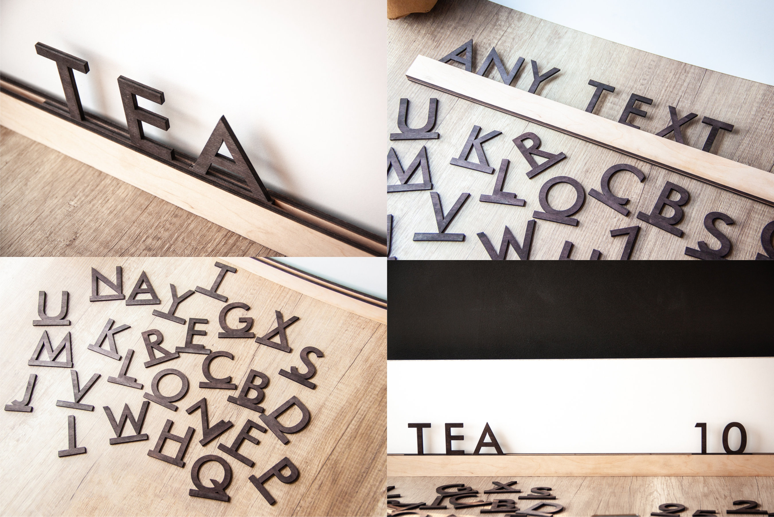 Wooden Menu Board, Oak Menu Board, Wall Letters Menu Board,coffee Shop ...