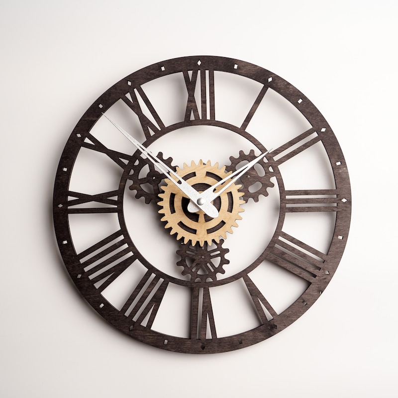 Steampunk Wall Clock - Etsy
