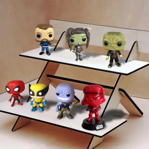 Display Shelves for Miniatures,four Tier Shelf Display Stand,wood ...