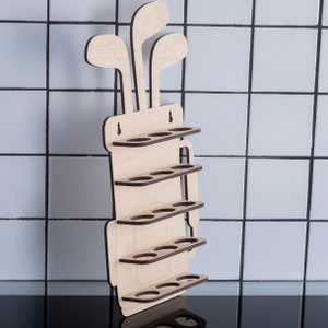 Personalized Golf Ball Display, Wood Golf Ball Display, Custom Golf ...