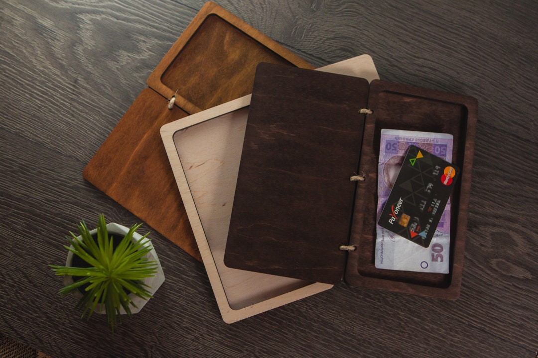 Restaurant Check Presenter,wooden Check Box,check Holder,guest Check ...