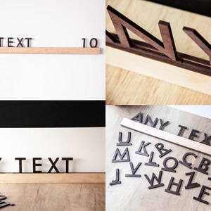 Letter Ledge Set,wood Letter Ledge,letter Signs for Wall,letter Board ...