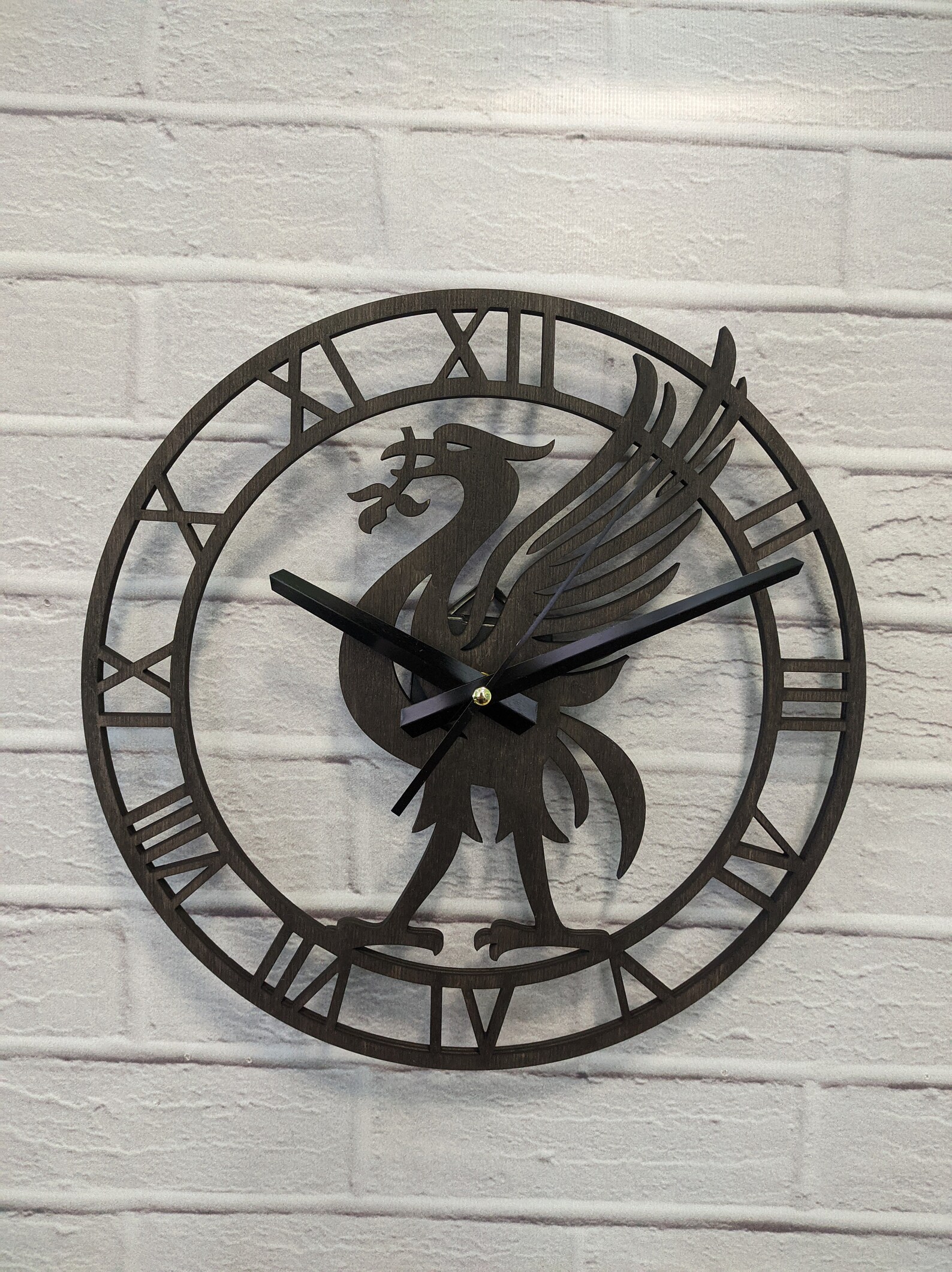 Liverpool wood clockLiverpool wall artLiverpool clockWood | Etsy