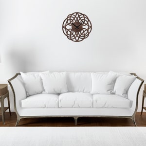 Celtic Knot Wall Clock,celtic Knot Wall Art,celtic Knot Wood Clock ...