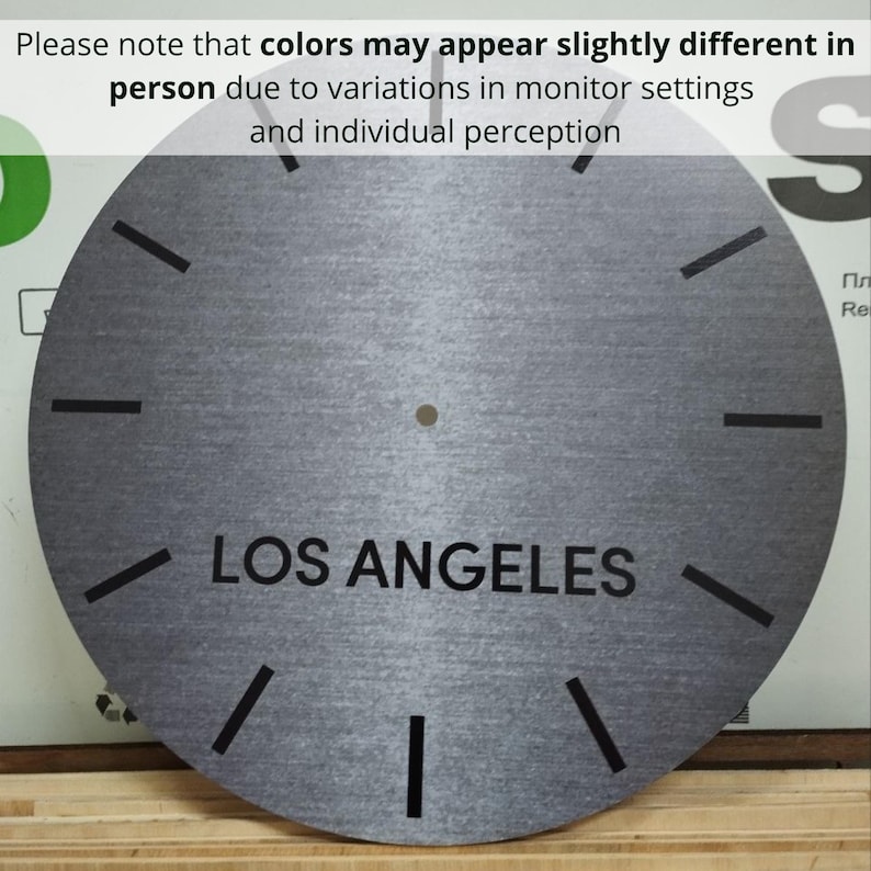 Multi Time Zone Clock, City Wall Clock Custom, World Time Zone Clock ...
