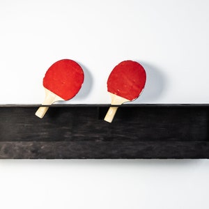 6 Ping Pong Paddle Holder, Tennis Paddle and Ball Rack, Ping Pong ...