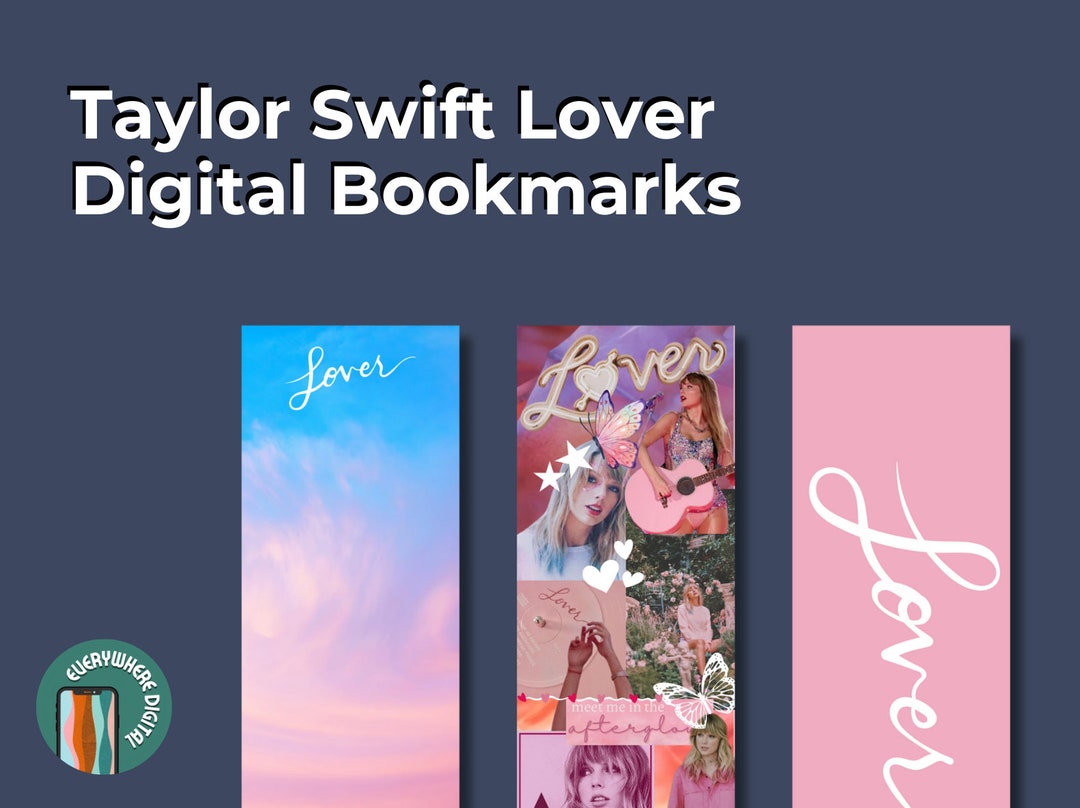 Taylor Swift Merch Lover Album Themed Printable Bookmarks Digital ...