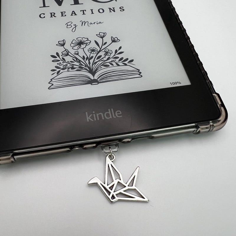 Kindle Silver Charms - Etsy