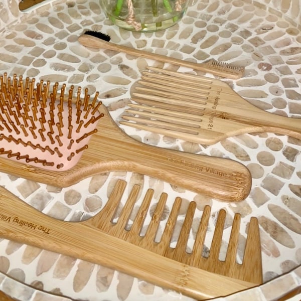 Comb and Brush Set - Etsy