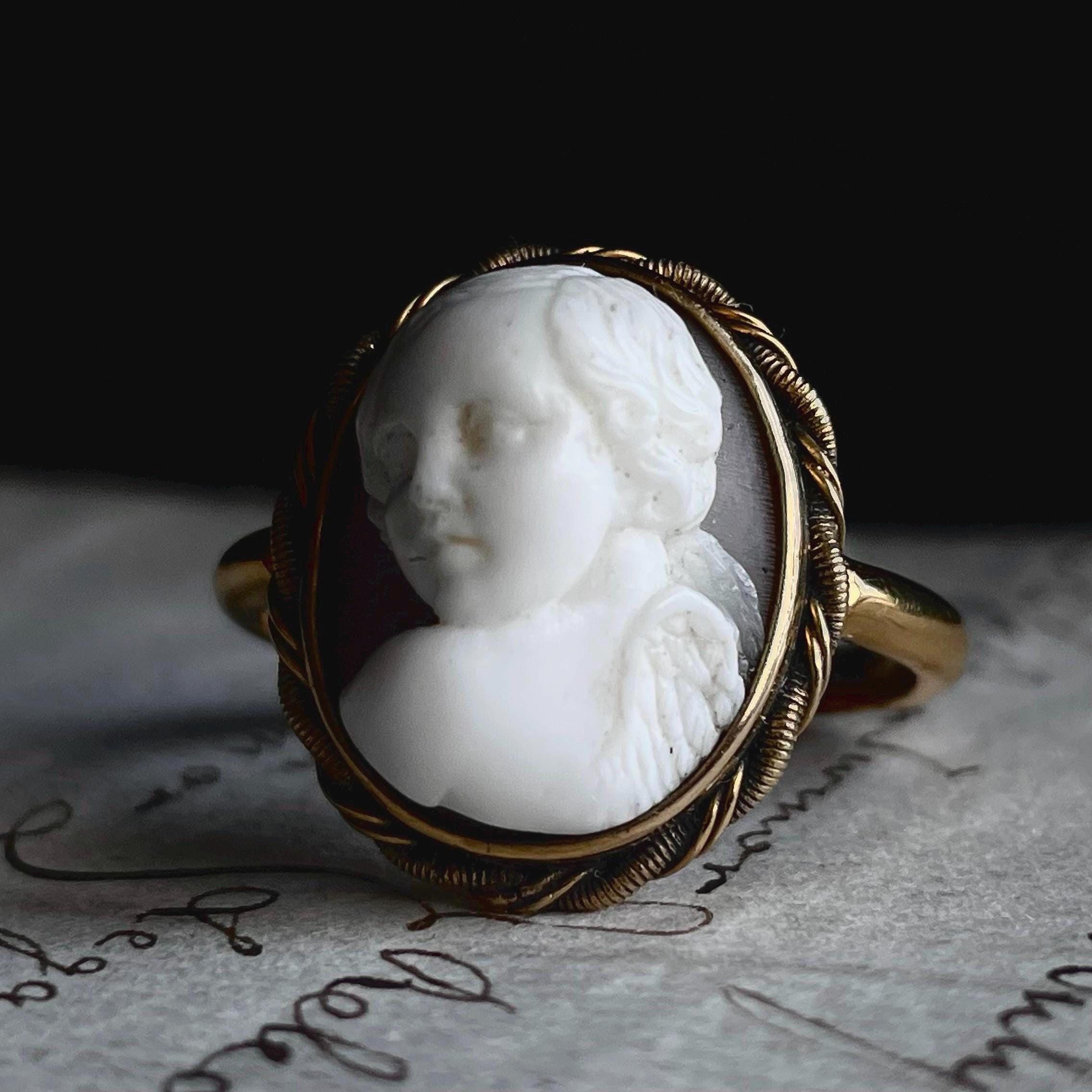 Vintage Cherub Ring - Etsy Vintage Cherub Ring - Etsy