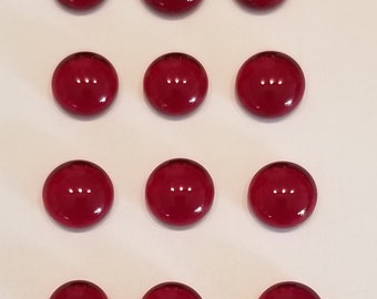 Red Glass Nuggets | Etsy