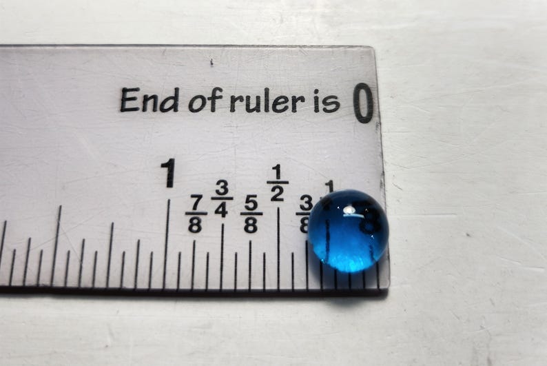 Aqua Stained Glass Pebbles, Transparent Blue Nuggets (25 Pc) - Etsy