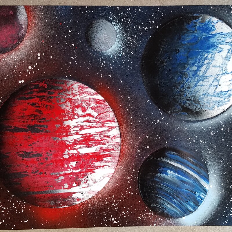 Space Painting - Etsy