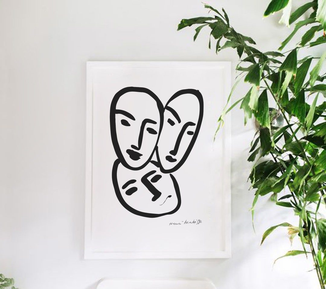 Pablo Picasso Masks Picasso Print Abstract Art Poster - Etsy