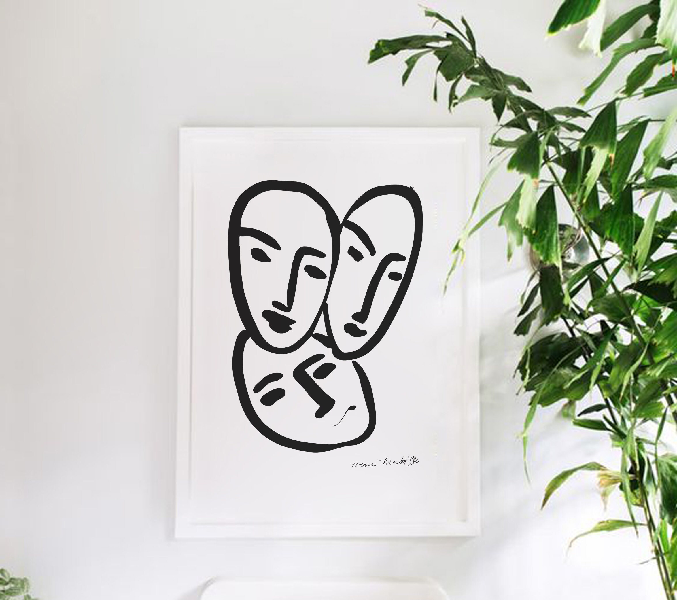 Pablo Picasso Masks Picasso Print Abstract Art Poster - Etsy