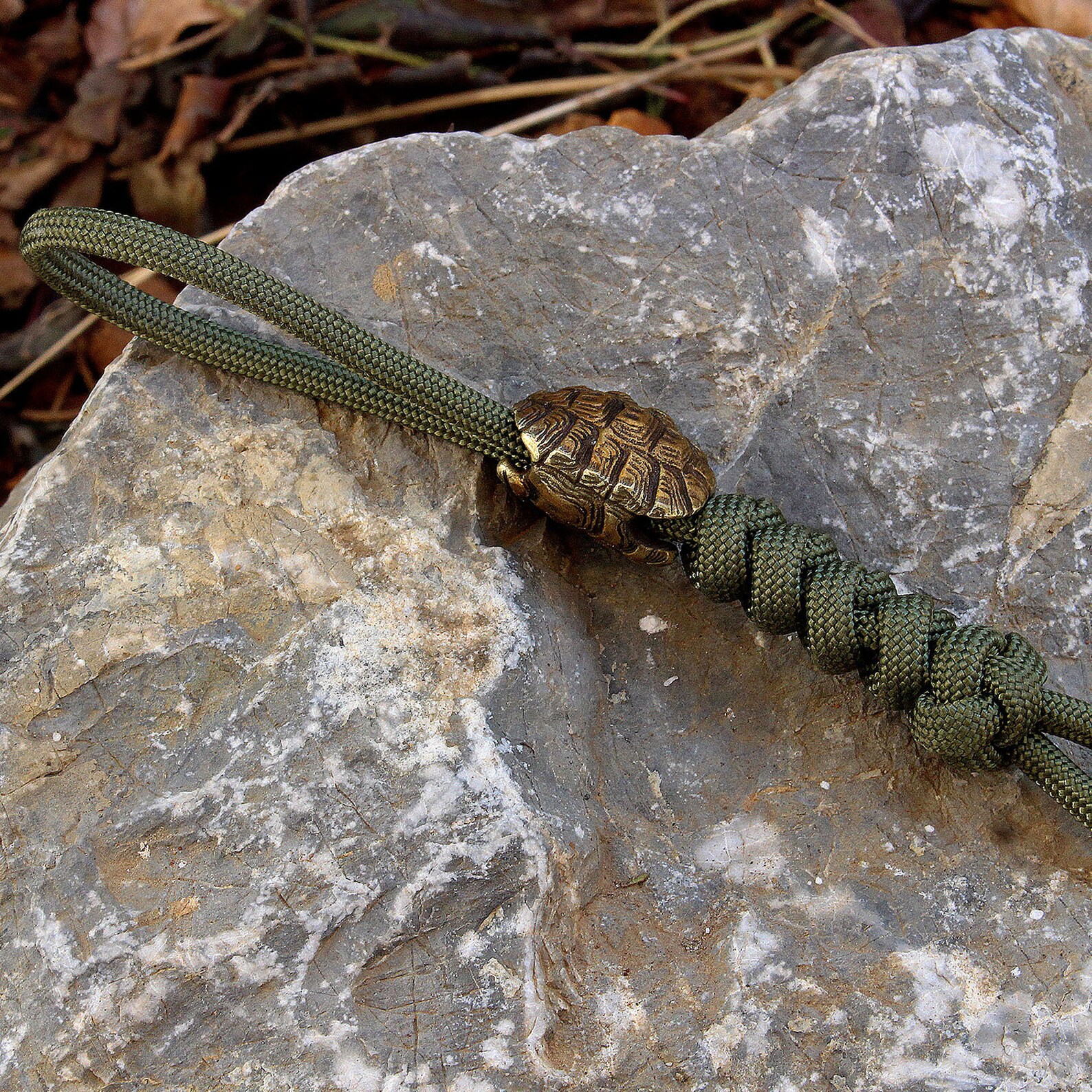 Paracord Bead big Turtle Shell Handmade Knife - Etsy