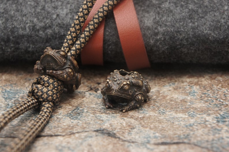 Paracord Bead toad Knife Bead-lanyard Bead-edc | Etsy