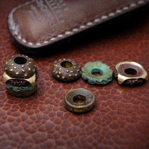 Paracord Bead "cheeseburger Hamburger" Knife Bead-lanyard Bead-edc Bead ...