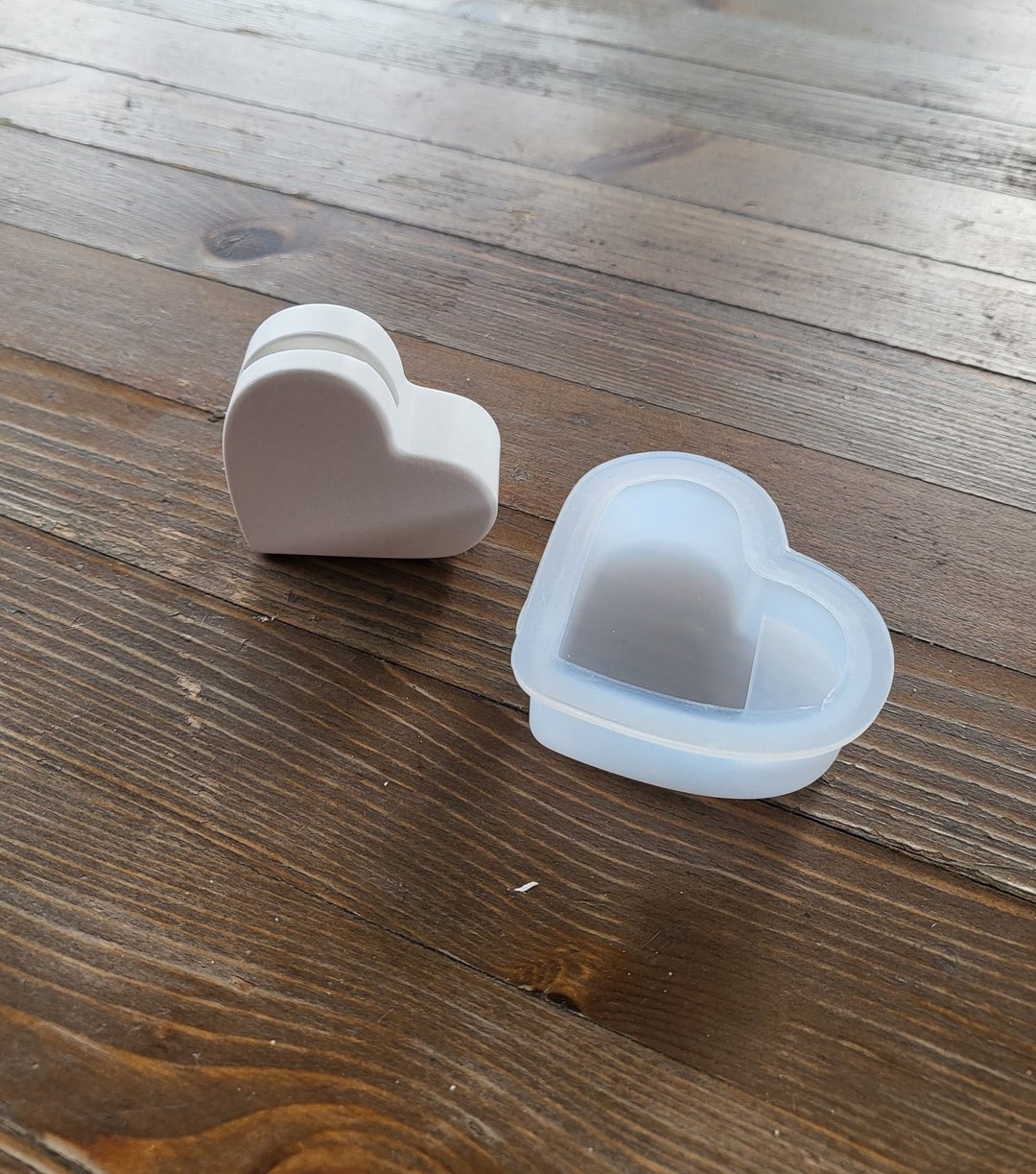 Silicone Mold Casting Mold Card Holder Heart - Etsy