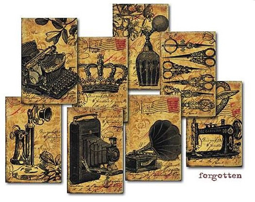 Mini Paper-set Nostalgia Forgotten 24 Sheets 7 X 108 Cm - Etsy