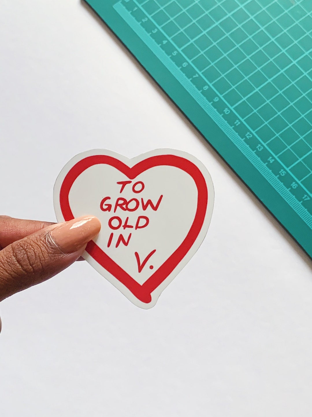 Wandavision Sticker - to Grow Old in - V. - MARVEL STICKER - Individual ...