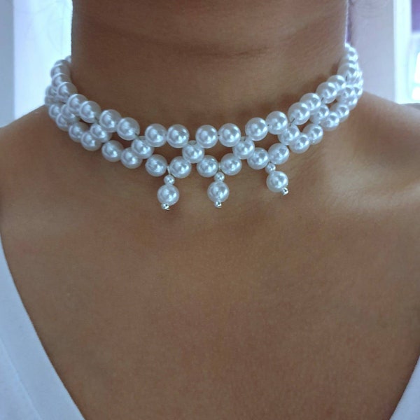 Pearl Necklace - Etsy