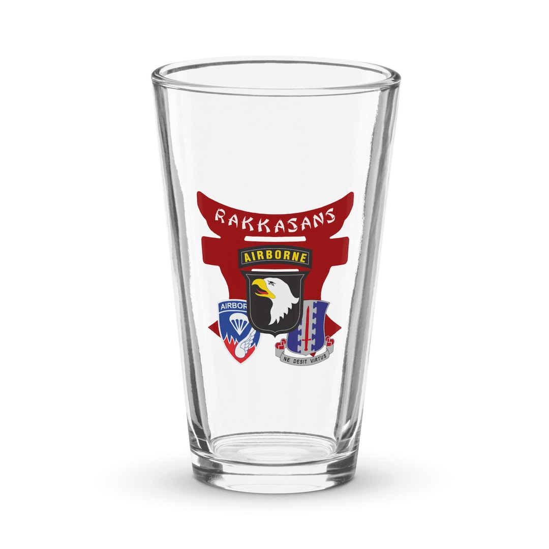 Rakkasans Pint Glass - 187th Infantry Regiment 101st Airborne Division ...