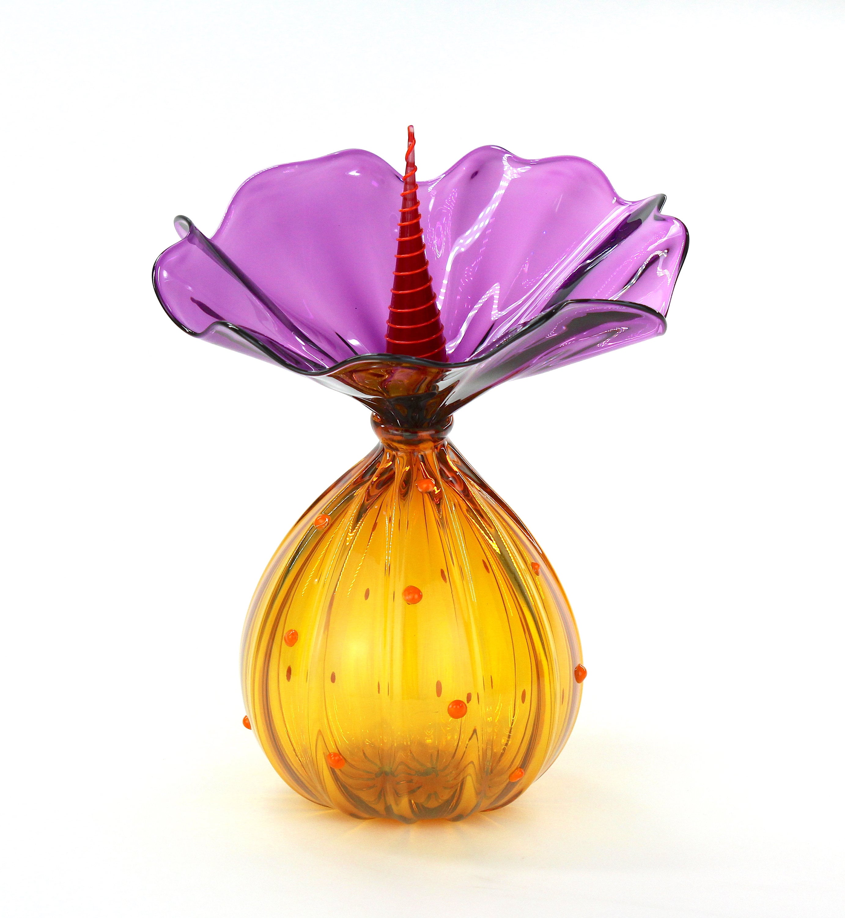 Blown Glass Sculpture - Iris/hyacinth Sprout - Etsy