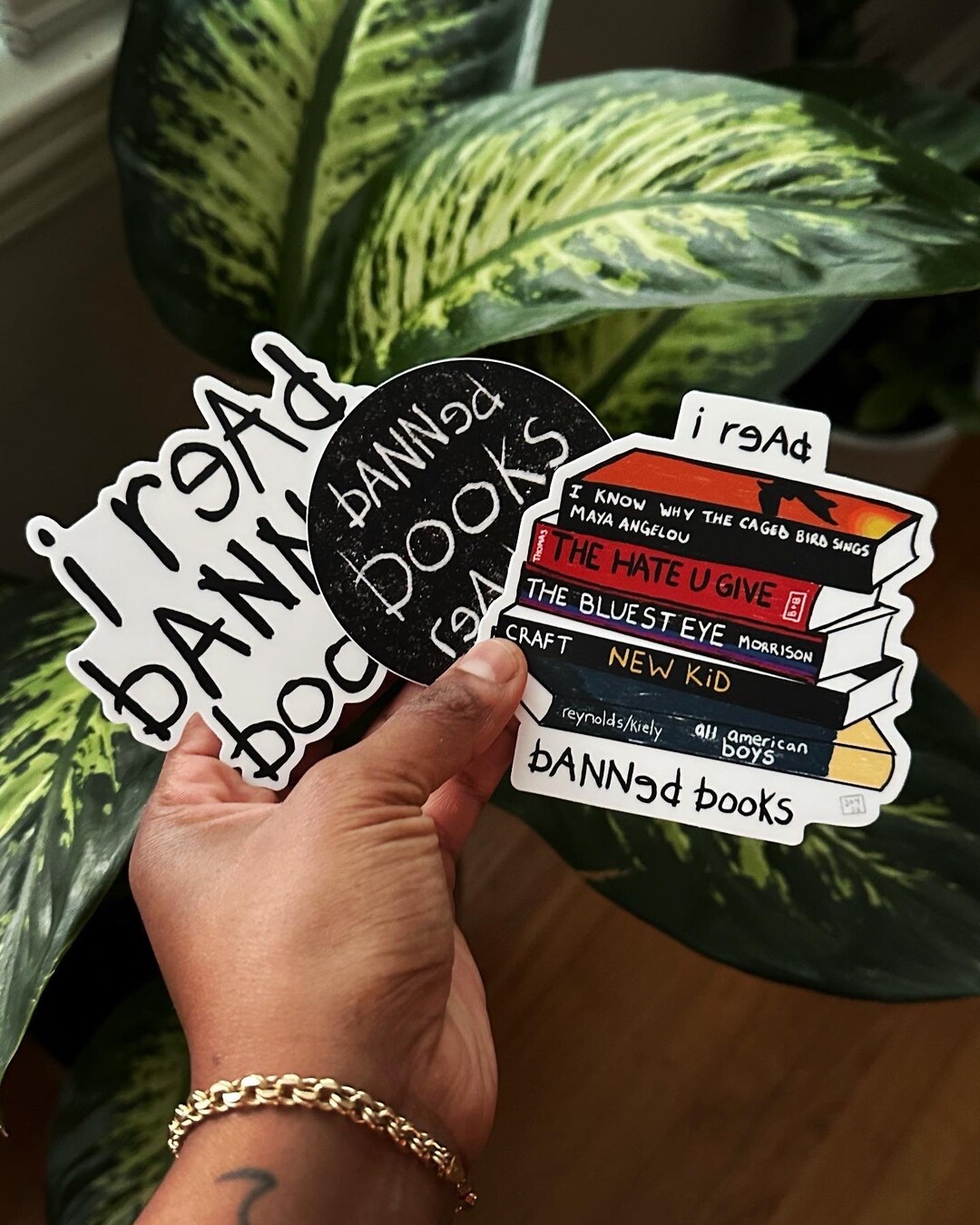 I Read Banned Books Sticker Pack 1 - Etsy