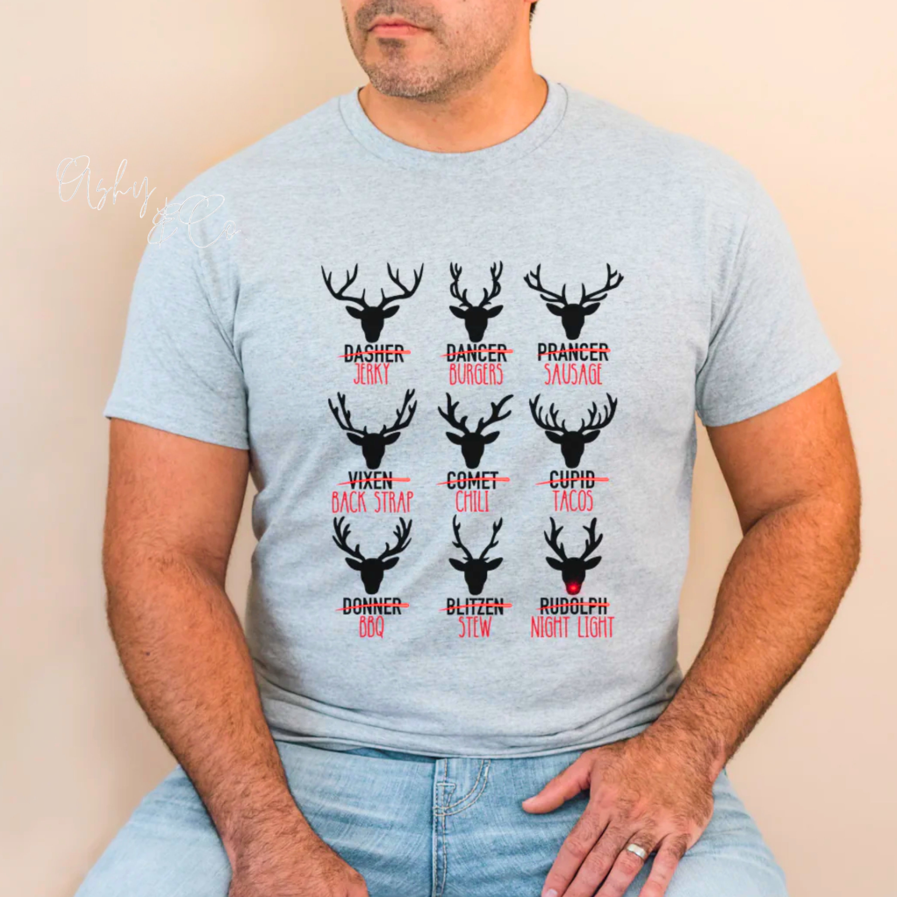 Reindeer Hunting BBQ Rudolph Santas Reindeer Ugly - Etsy Canada