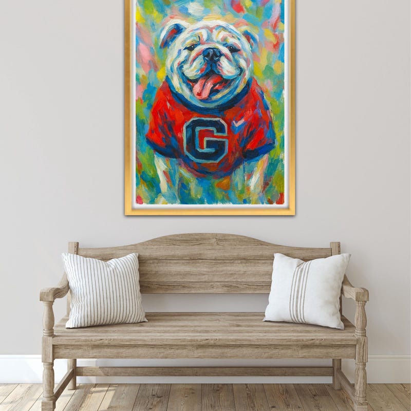 Uga Print Watercolor - Etsy